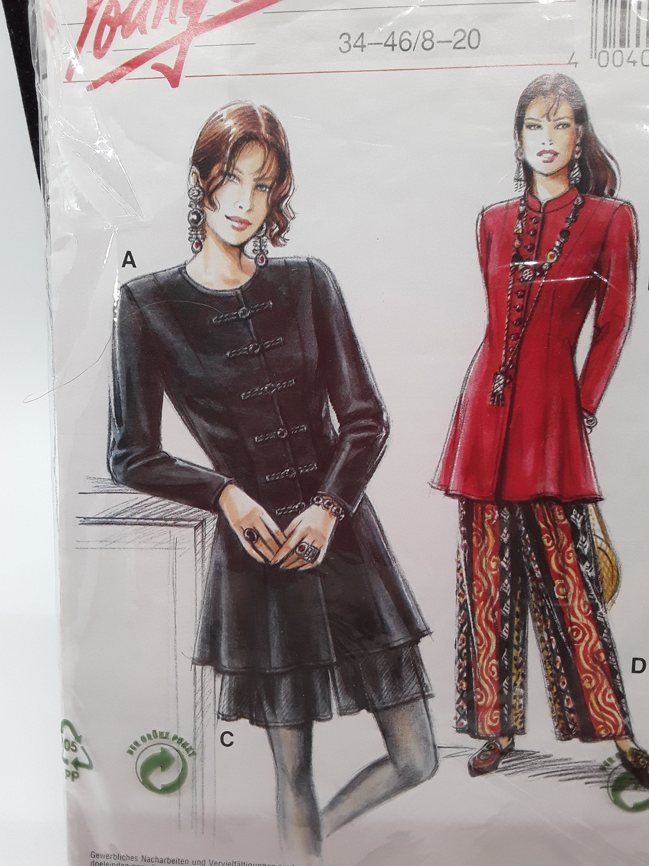 Neue Mode 21887 Pattern Young Collection Multisize 8-20 Misses - Etsy UK