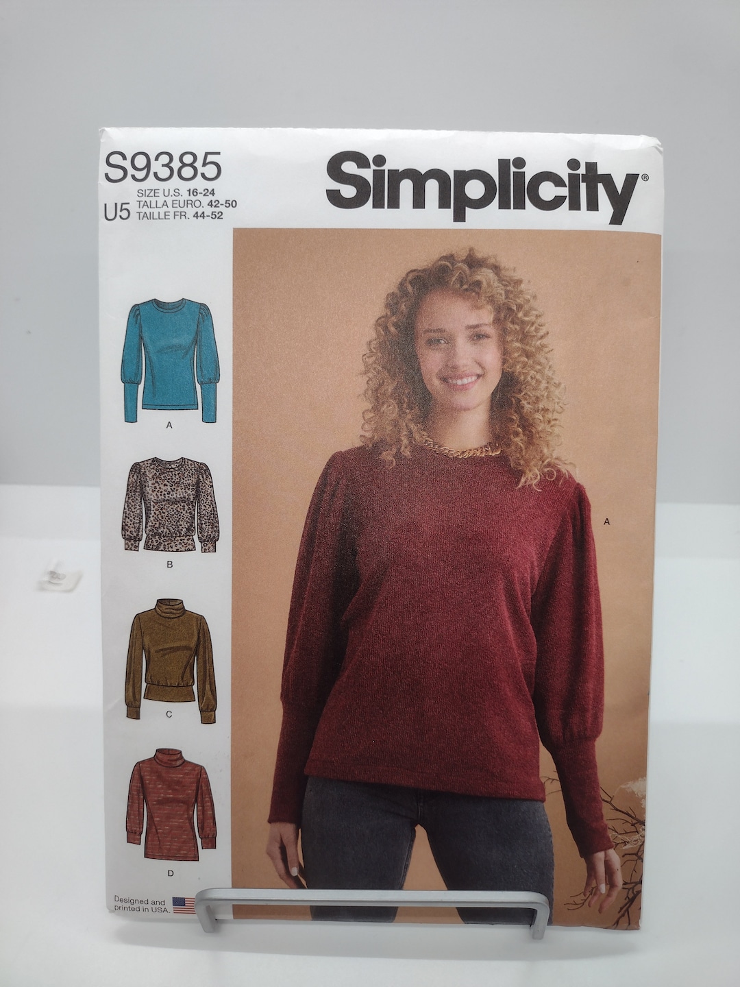 Simplicity S9385 Pattern Misses Tops UNCUT Sizes 16 - 24 - Etsy