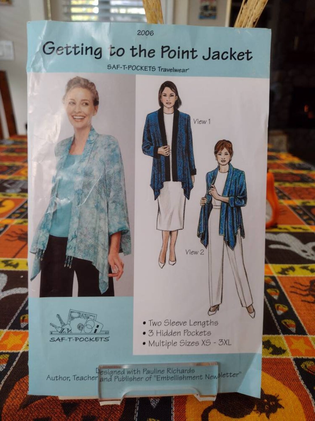 Saf-tpockets Travelwear Getting to the Point Jacket, UNCUT, Size XS-3XL ...