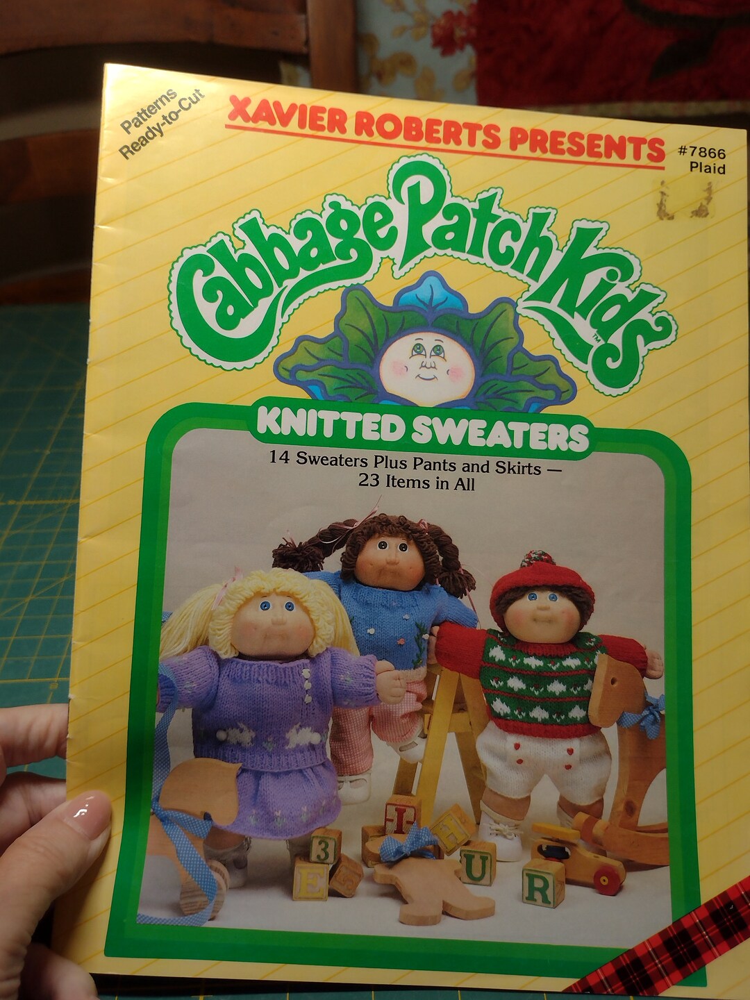 Cabbage Patch Kids Knitted Sweaters & Clothes Pattern, Vintage 80s - Etsy