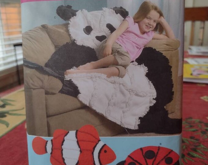 Simplicity Patterns 3955 Fleece Throws, Robin Greenwood Designs, Panda ...