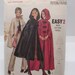 Butterick 5987 Pattern Easy Misses & Women's Cape 3 Styles UNCUT Size ...