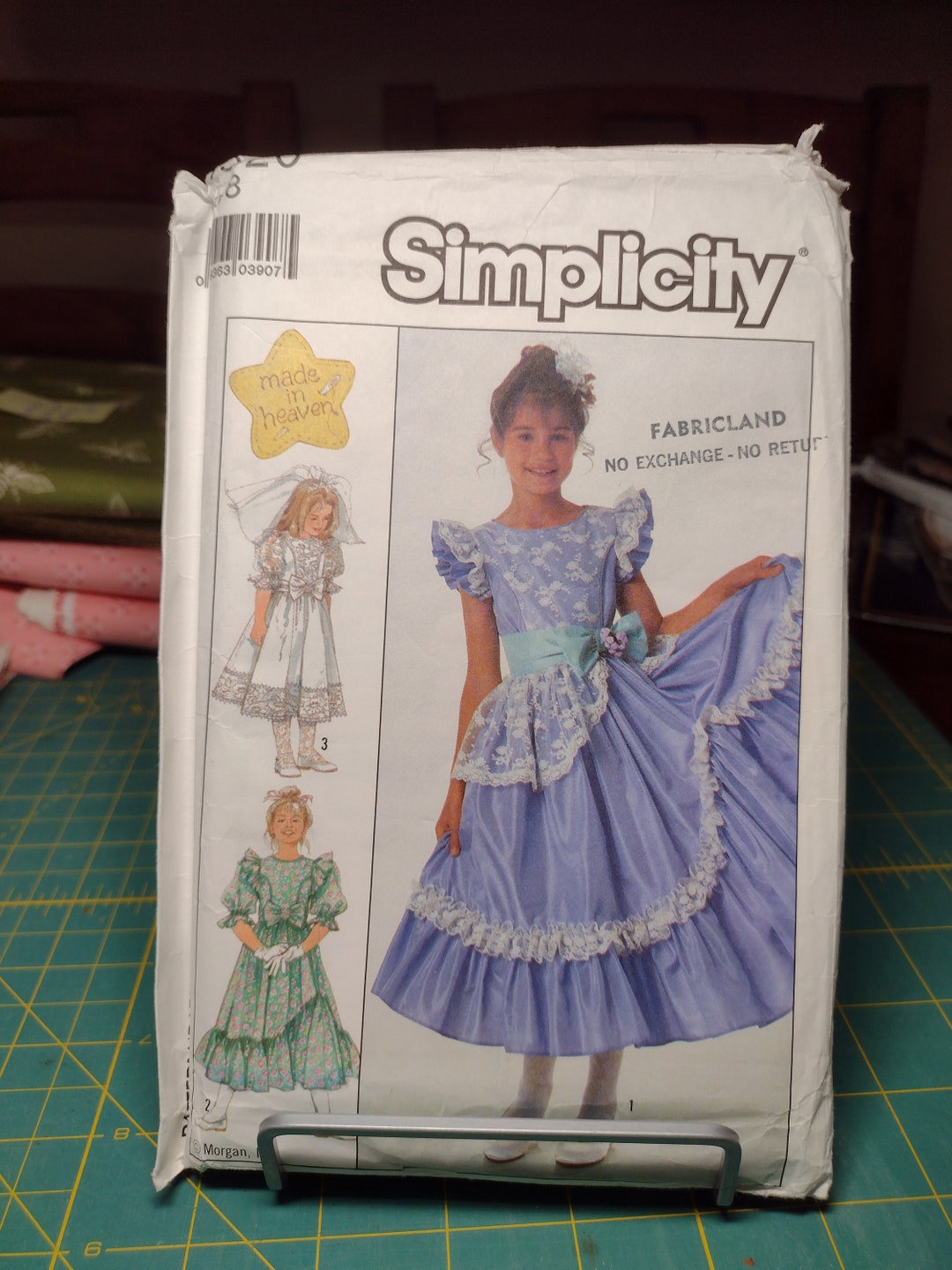 Simplicity 8520 Pattern Girls Dresses, UNCUT, Size 8, Out of Print ...