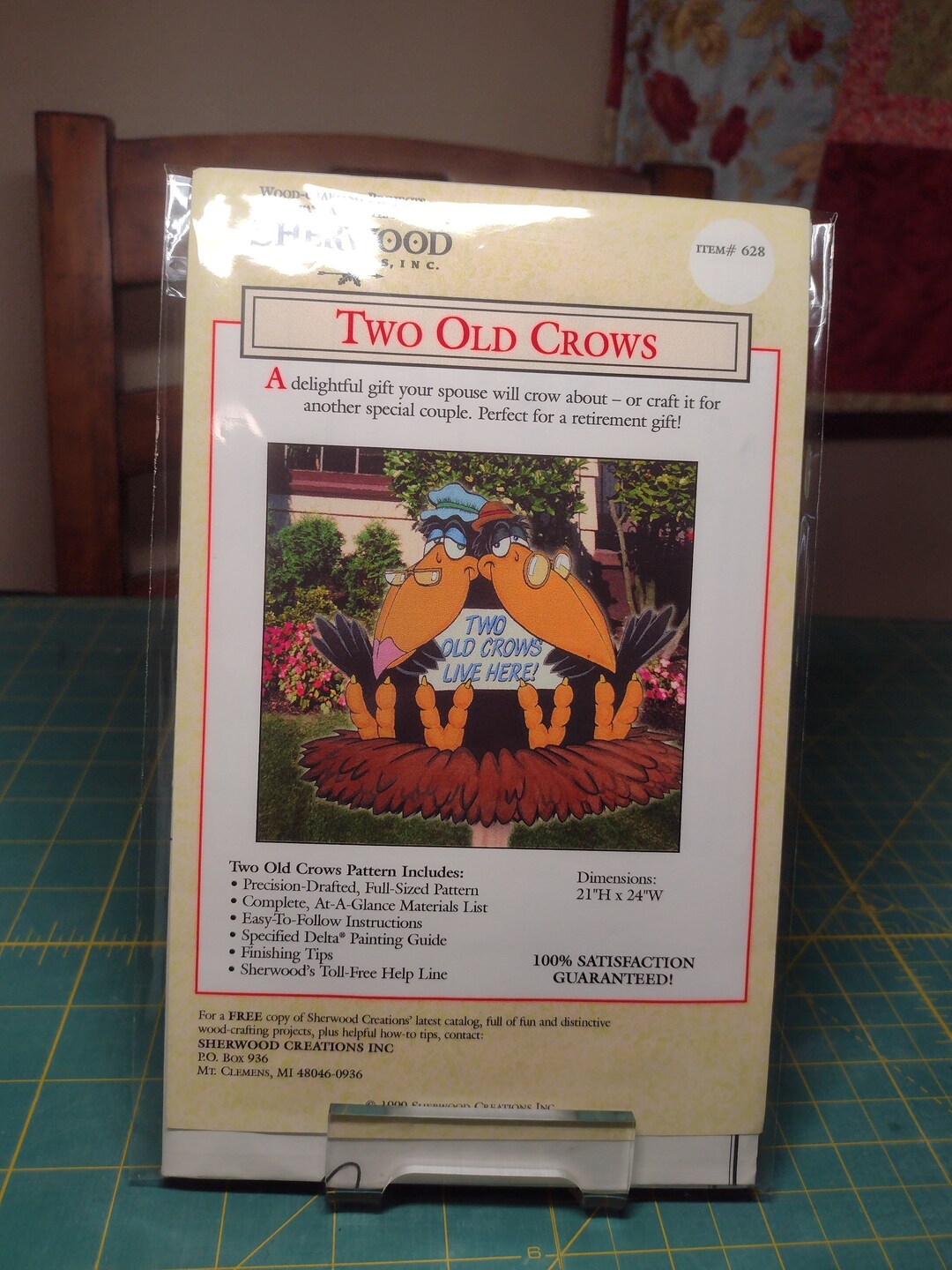 Sherwood Creations Pattern Two Old Crows Wood Sign, UNCUT Size 21"hx24 ...