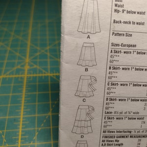 Simplicity 2655 Pattern Misses Skirts Easy to Sew 6 Styles UNCUT Sizes ...