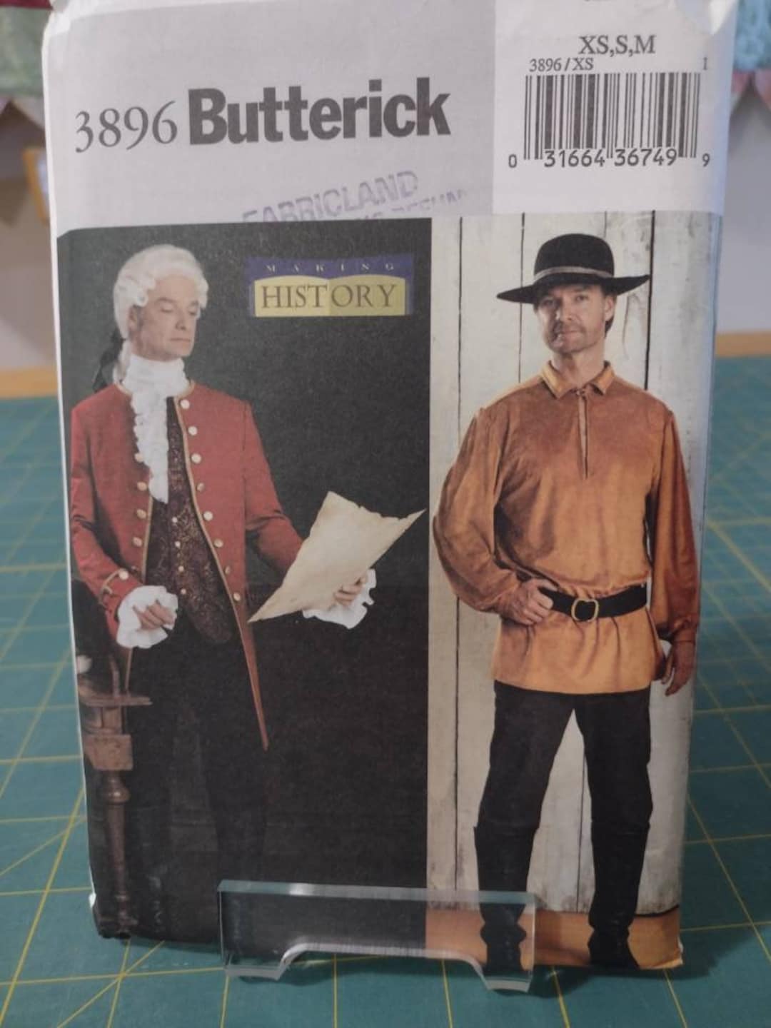 Butterick 3896 Pattern Making History, George Washington, Pilgrim ...