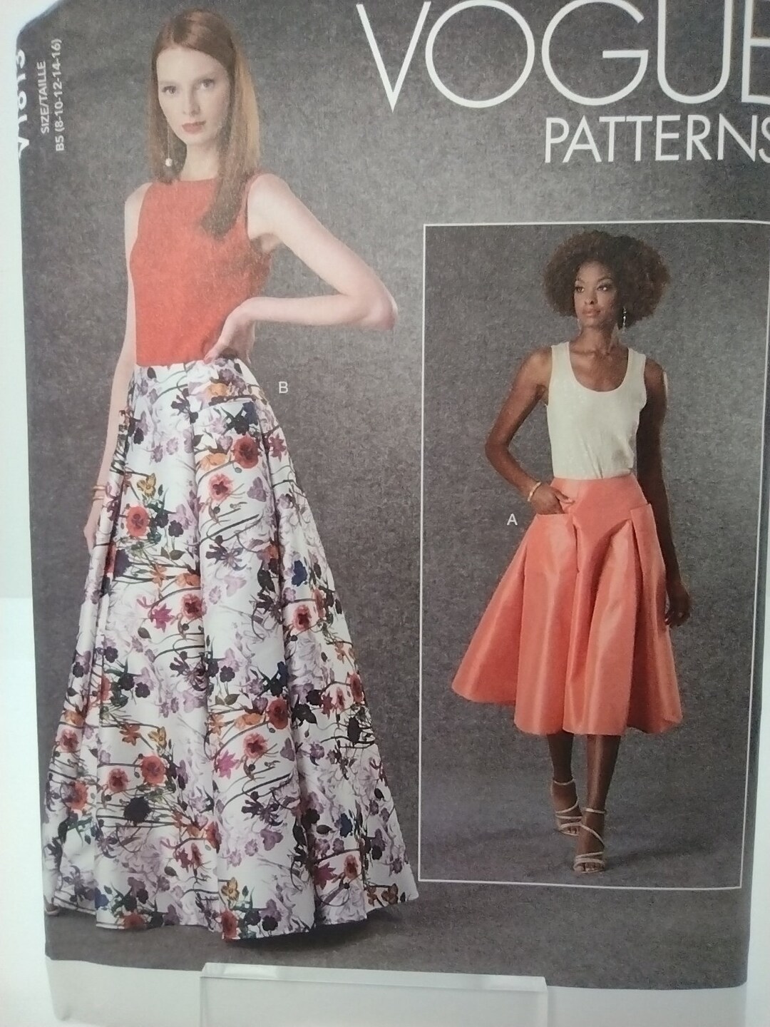 Vogue V1813 Patterns Misses Skirt UNCUT Size 8 16 Easy 2 Styles - Etsy ...