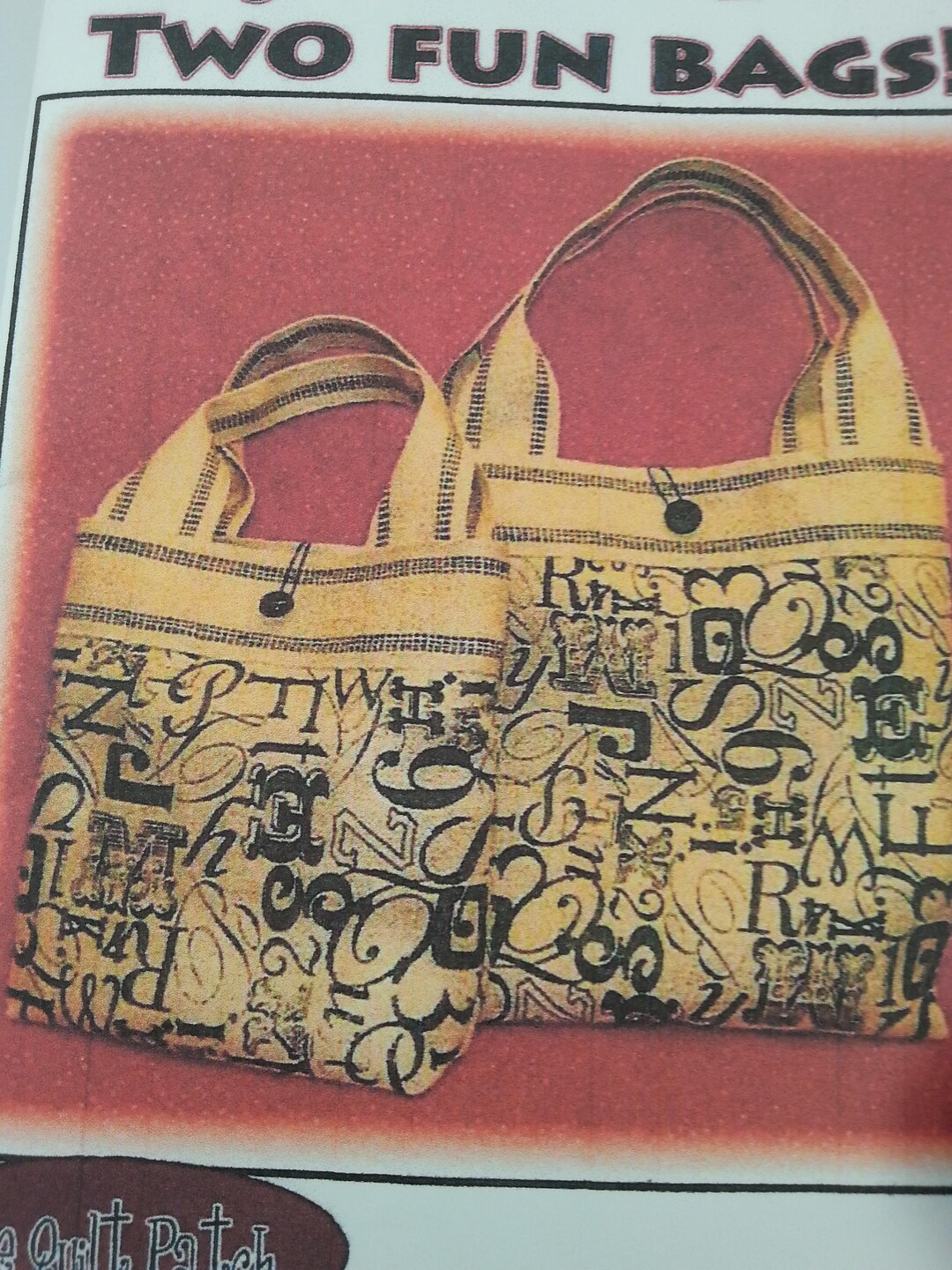 Tote Bag Patterns Loy and Hilda Women Misses Girls Ladies Gift for Her ...