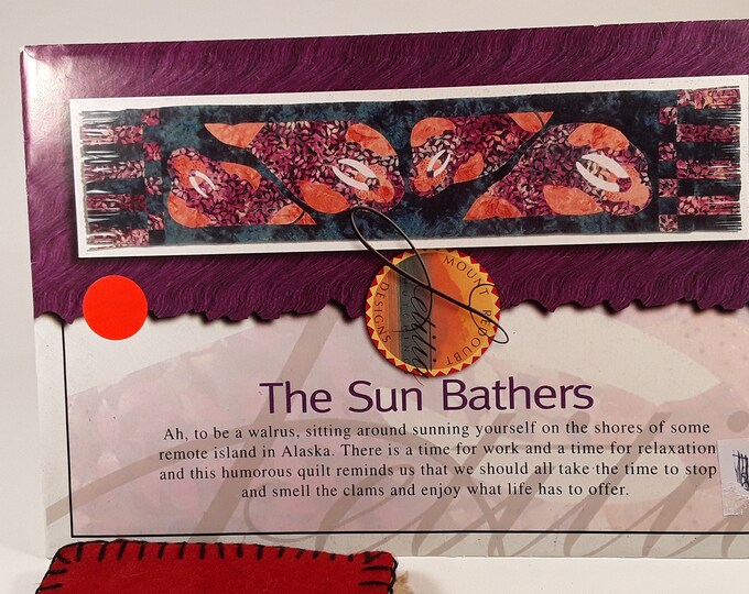 Mount Redoubt Designs Quilt Pattern the Sun Bathers Letitia Hutchings ...