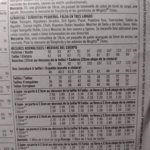 Simplicity 2655 Pattern Misses Skirts Easy to Sew 6 Styles UNCUT Sizes ...