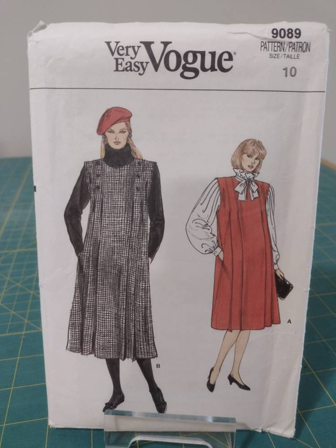 Vogue 9089 Pattern Misses Maternity Jumper, UNCUT Size 10 Vintage 80s ...