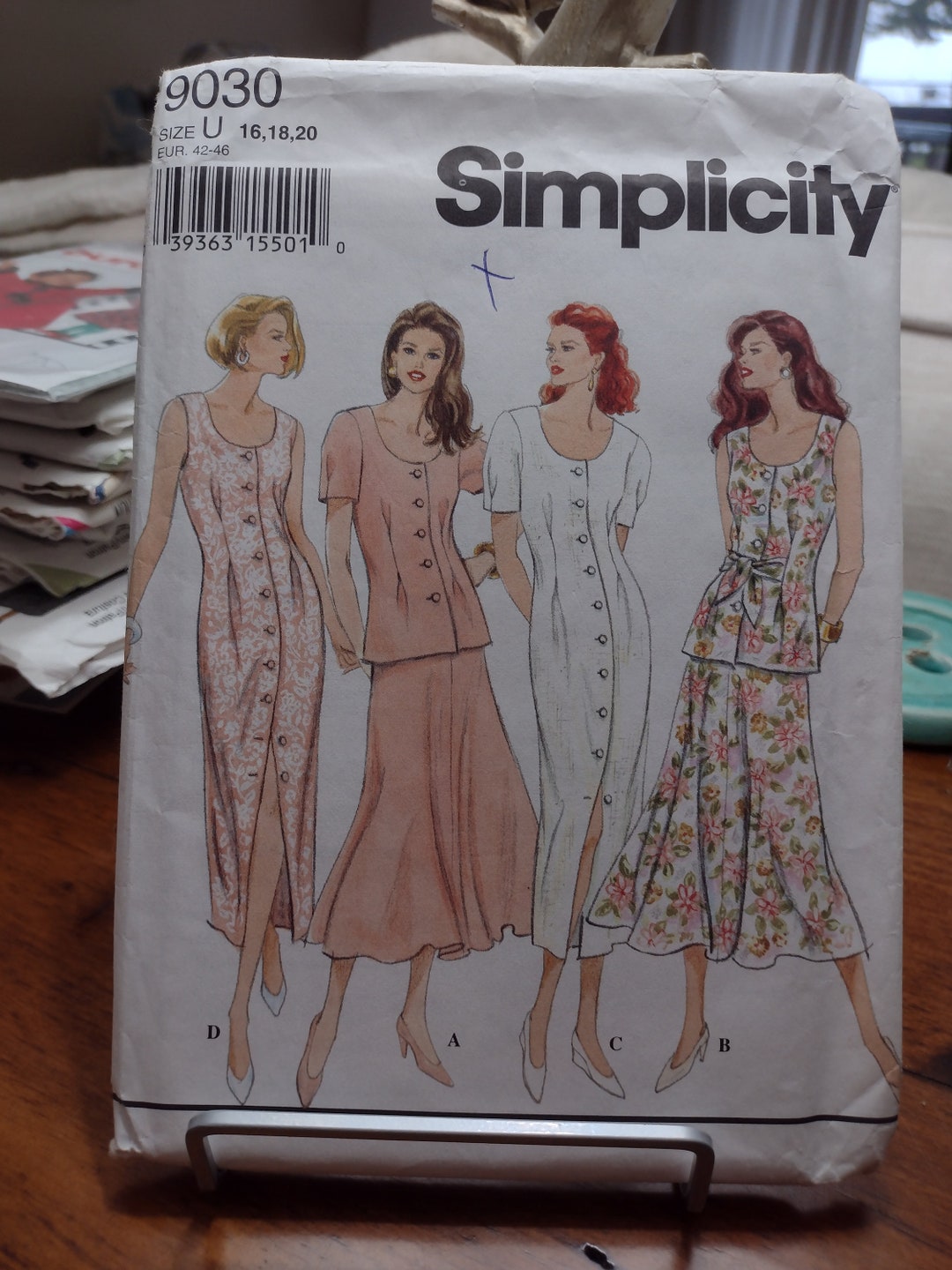 Simplicity 9030 Pattern Miss/misses Petite Dress or Two Piece Dress ...