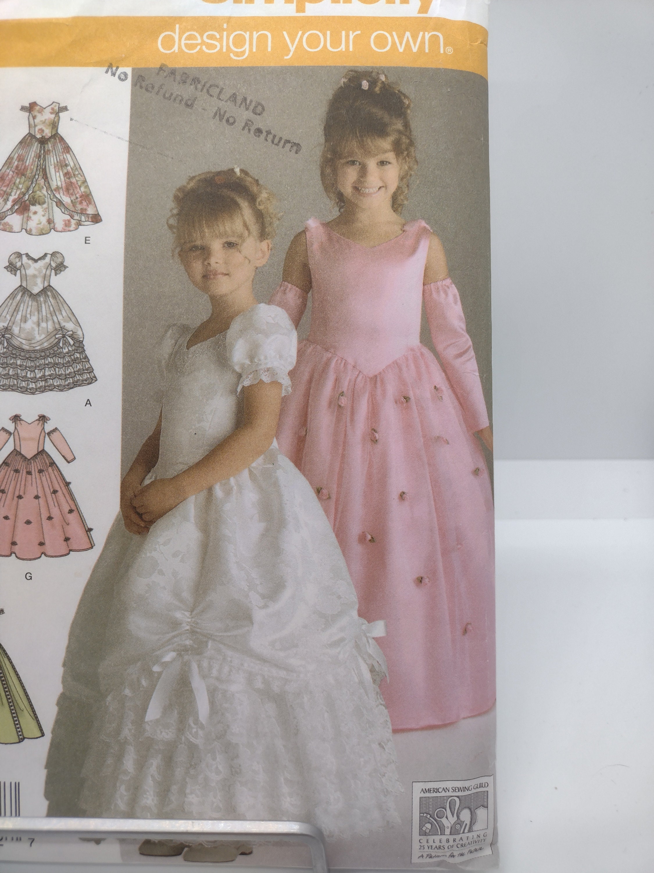Simplicity 4764 Pattern Child's Design Your Own Special - Etsy
