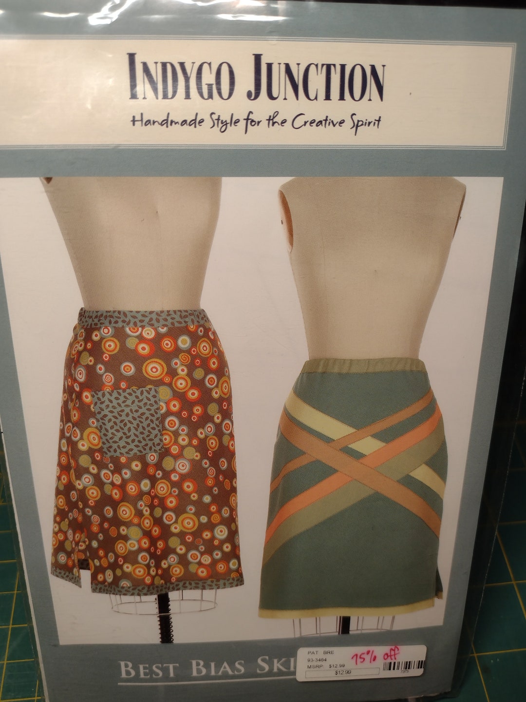 INDYGO JUNCTION Pattern IJ835 Best Bias Skirt UNCUT Sizes S 2XL - Etsy