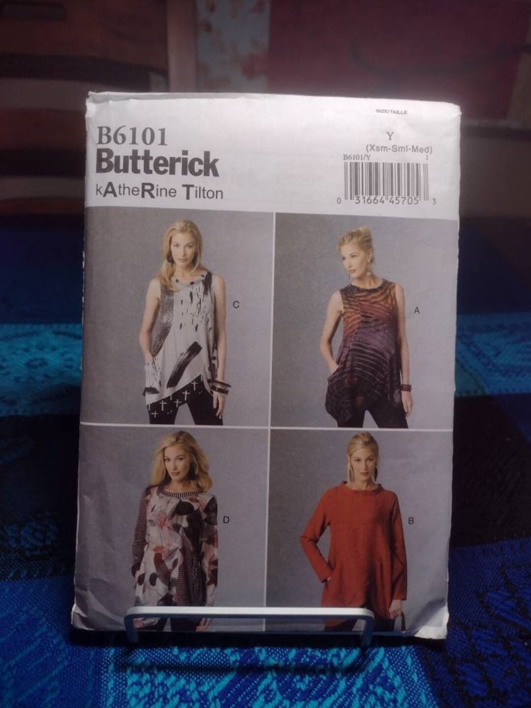 Butterick B6101 Pattern Misses Tunic UNCUT Size Xsm-sml-med 4 Styles ...