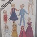 Simplicity 5356 Pattern Wardrobe for 29 Cm Dolls Barbie, and 32 Cm ...
