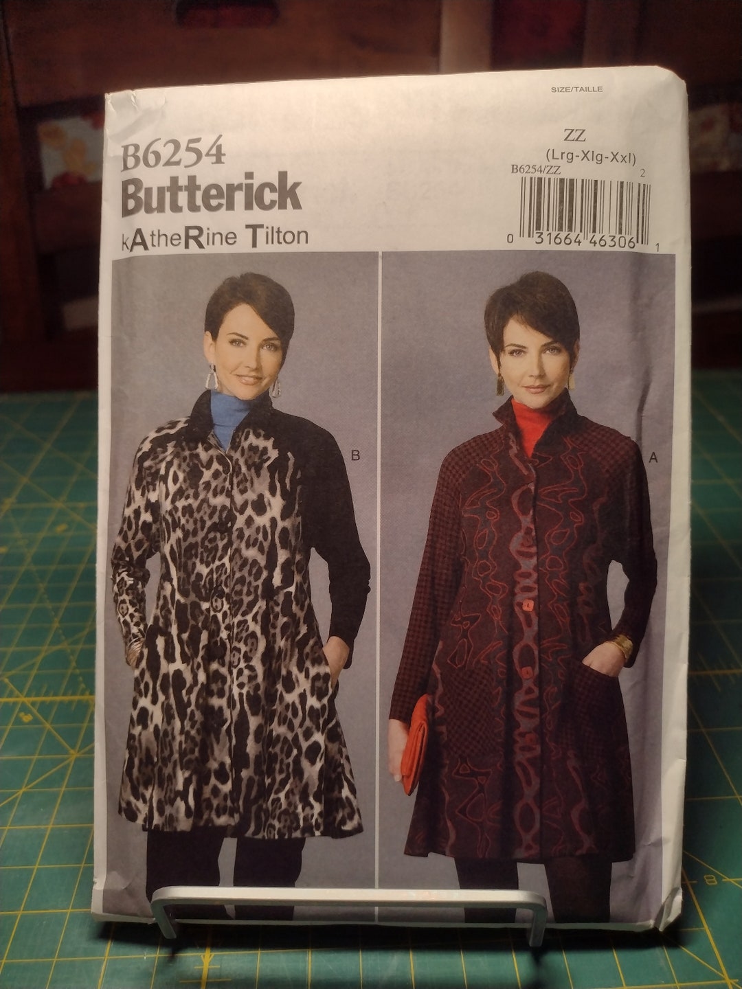 Butterick B6254 Easy Pattern Misses Coat Dress Katherine Tilton ...