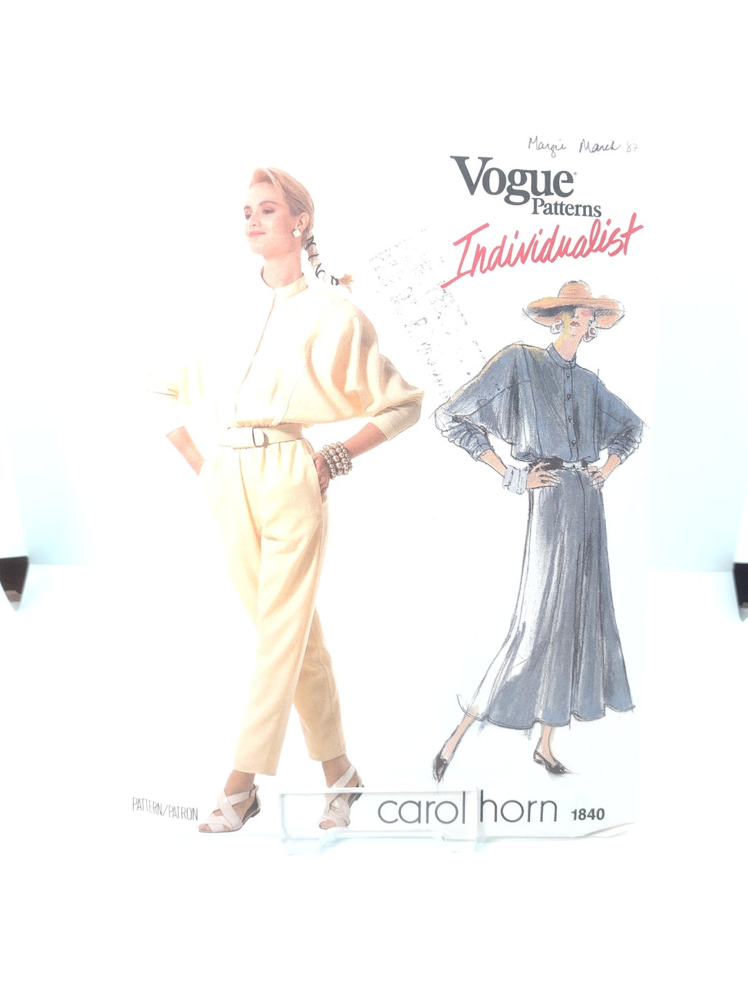 Vogue V1840 Pattern Misses Jacket Sizes S - Xxl Average Difficulty 2 ...