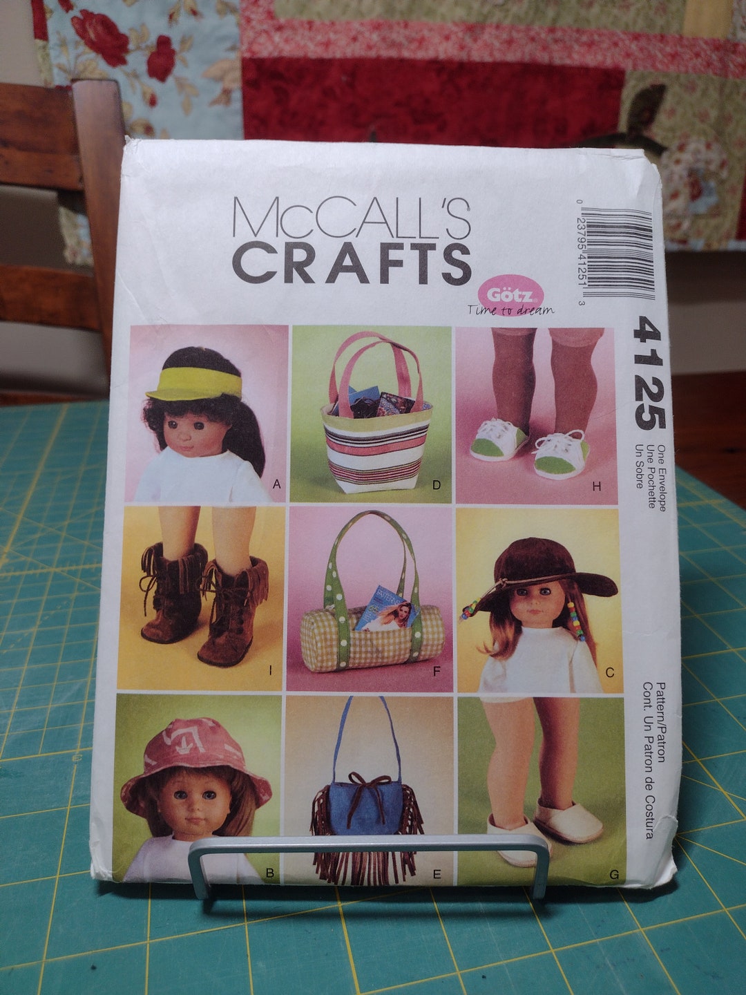 Mccalls 4125 Pattern 18"doll Accessories UNCUT Vintage - Etsy