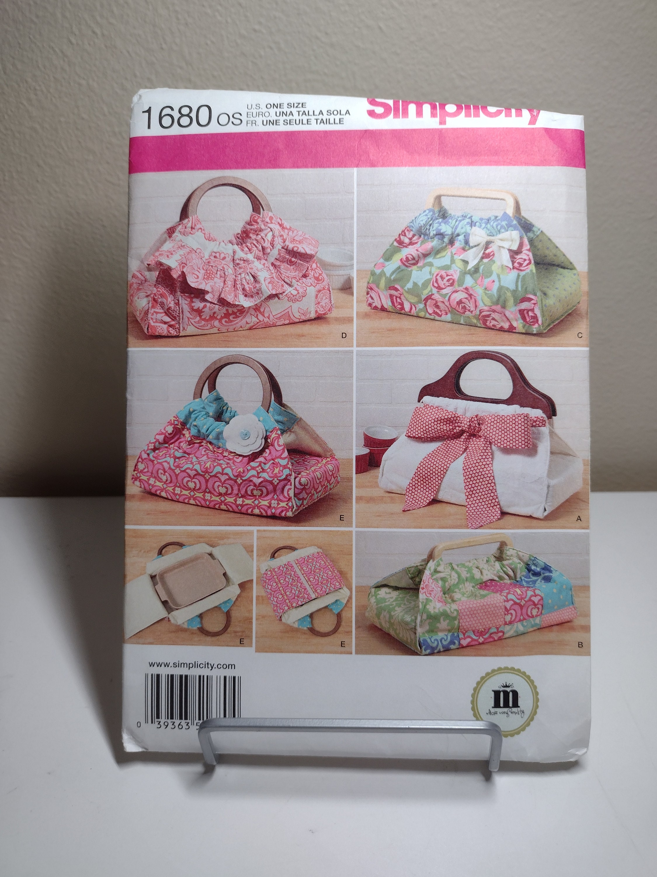 Simplicity 1680 Pattern Casserole and Dish Carriers UNCUT 5 Styles - Etsy