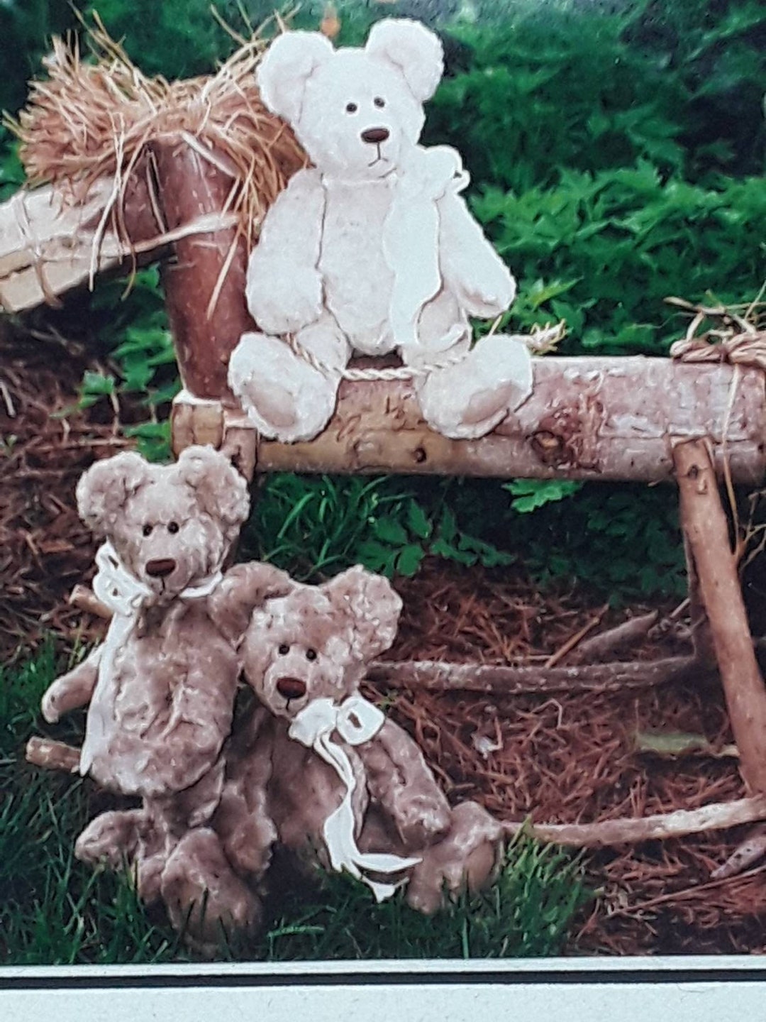 Bramble Bear Pattern, 9" Bear, Beagan, 2 Tummy Sizes, Fully Jointed ...