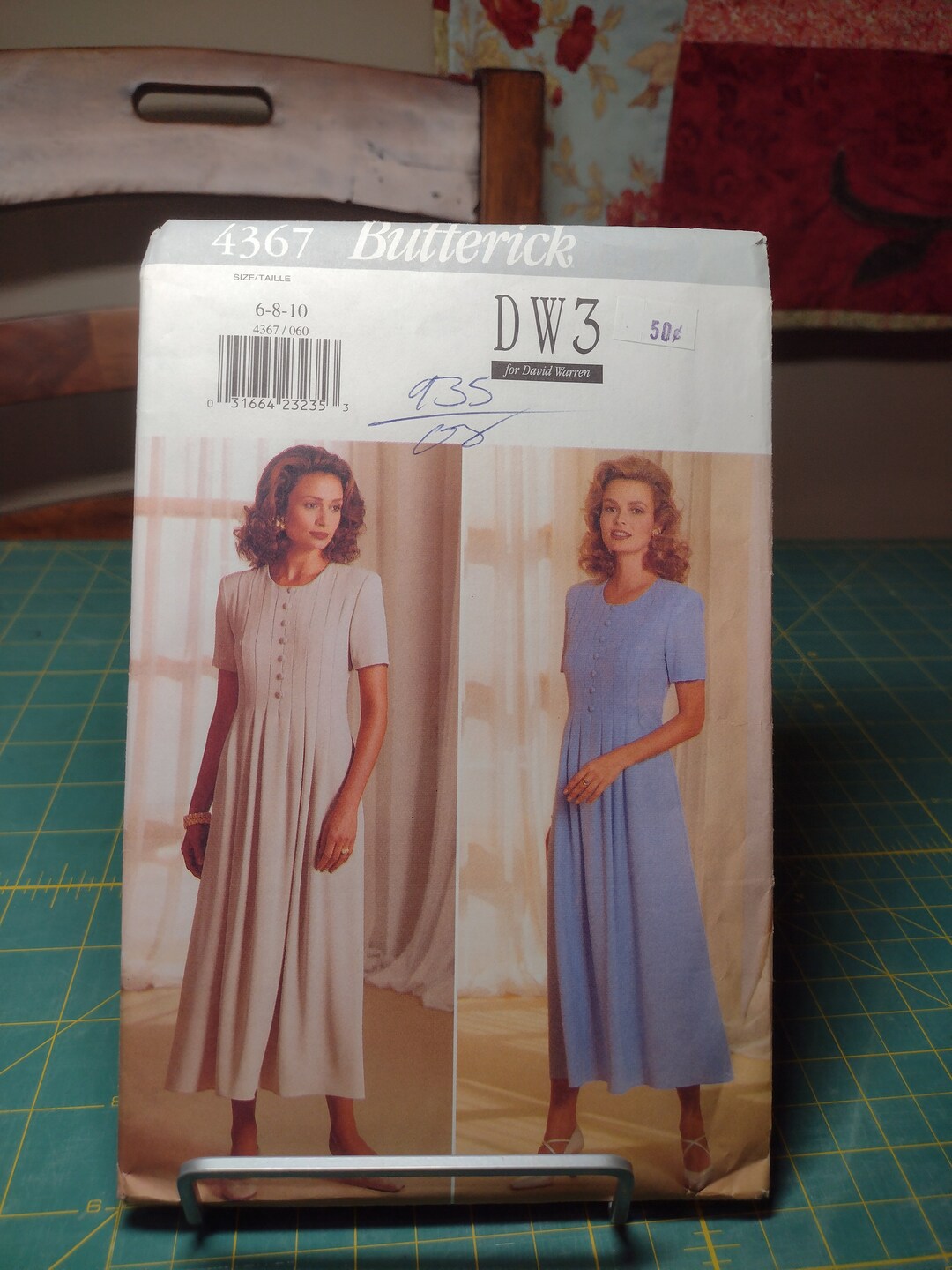 Butterick 4367 Pattern DW3 Misses/misses Petite Dress UNCUT Size 6-8-10 ...