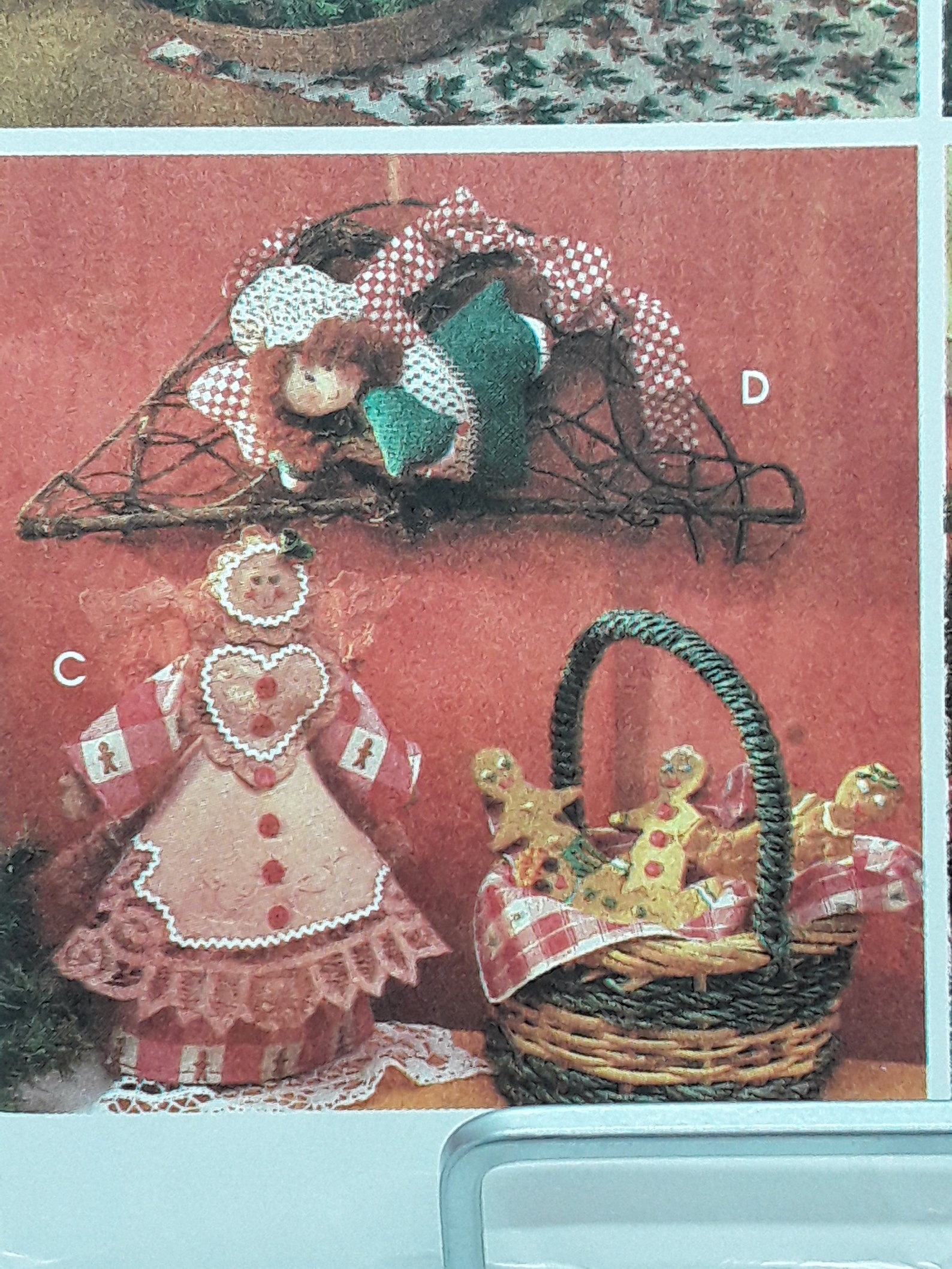 Simplicity 9641 Crafts Pattern Angel Tree Topper or Standing, Ornament ...