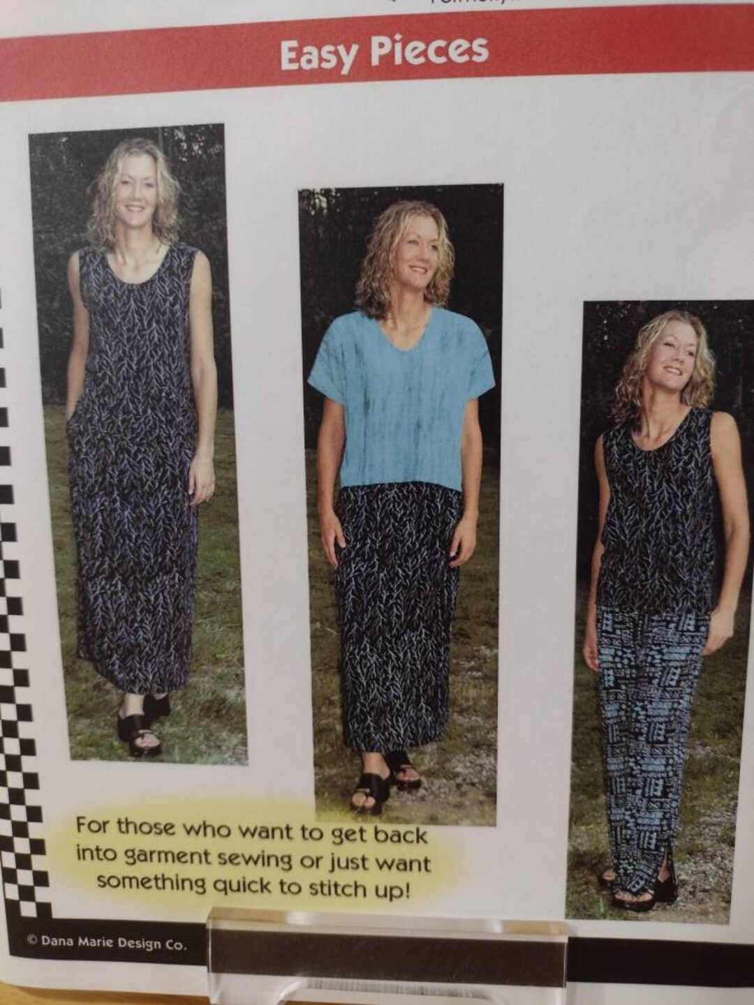 Dana Marie Design Co. Pattern #1041 Easy Pieces Top, Skirt, Pants, Size ...