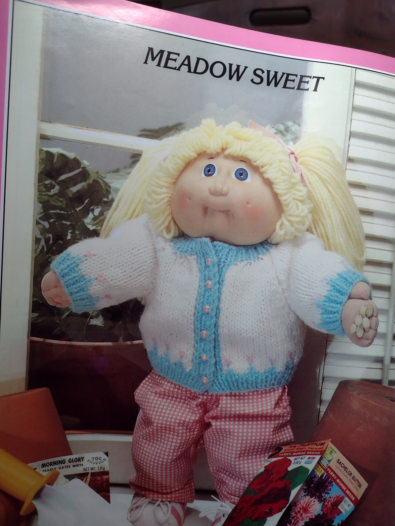 Cabbage Patch Kids Knitted Sweaters & Clothes Pattern, Vintage 80s - Etsy