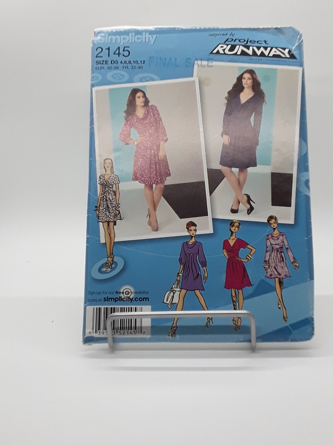 Simplicity 2145 Pattern Project Runway, Miss Dress With Bodice and ...