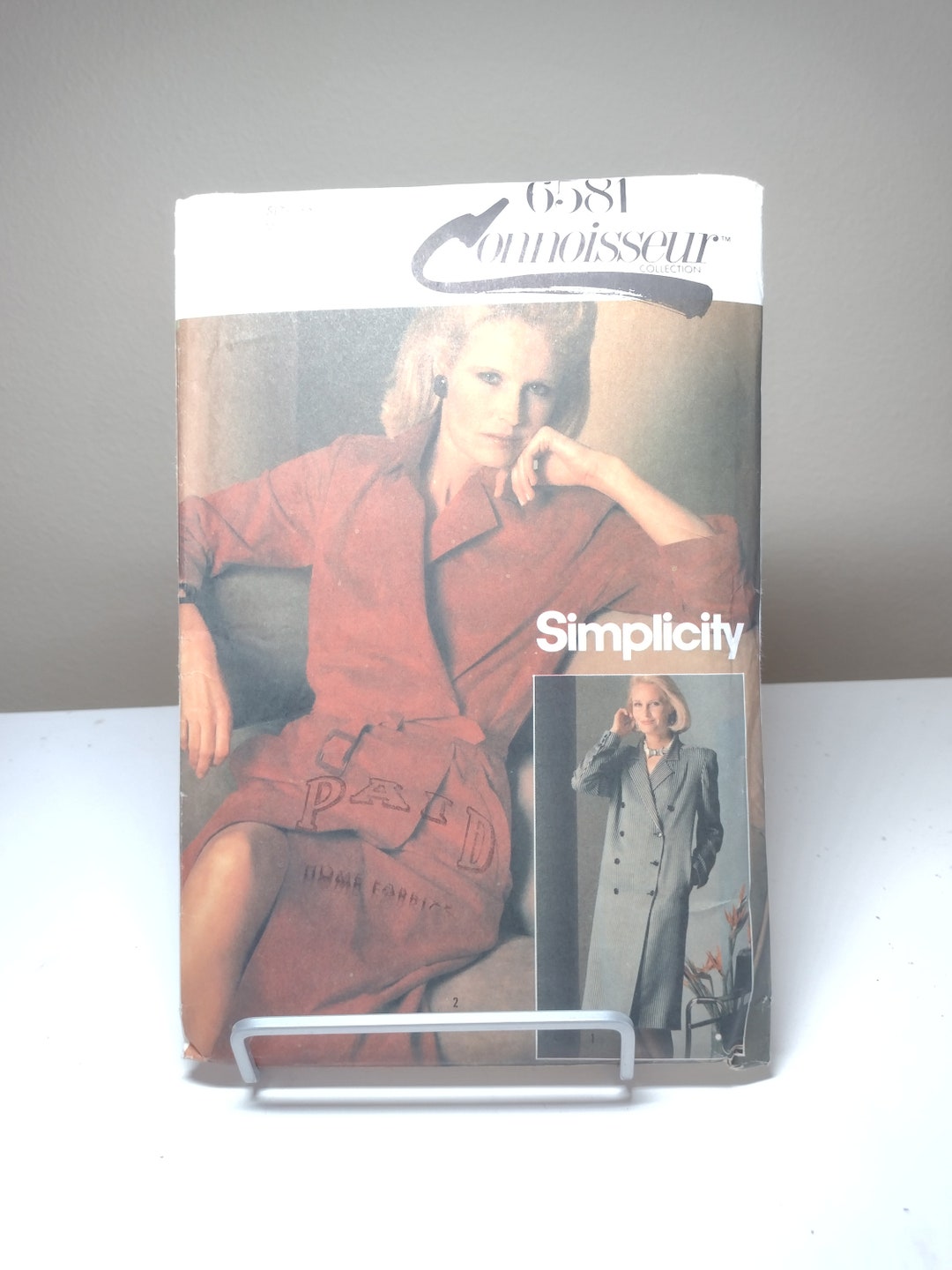 Simplicity 6581 Connoisseur Pattern Misses Lined Coat Dress - Etsy