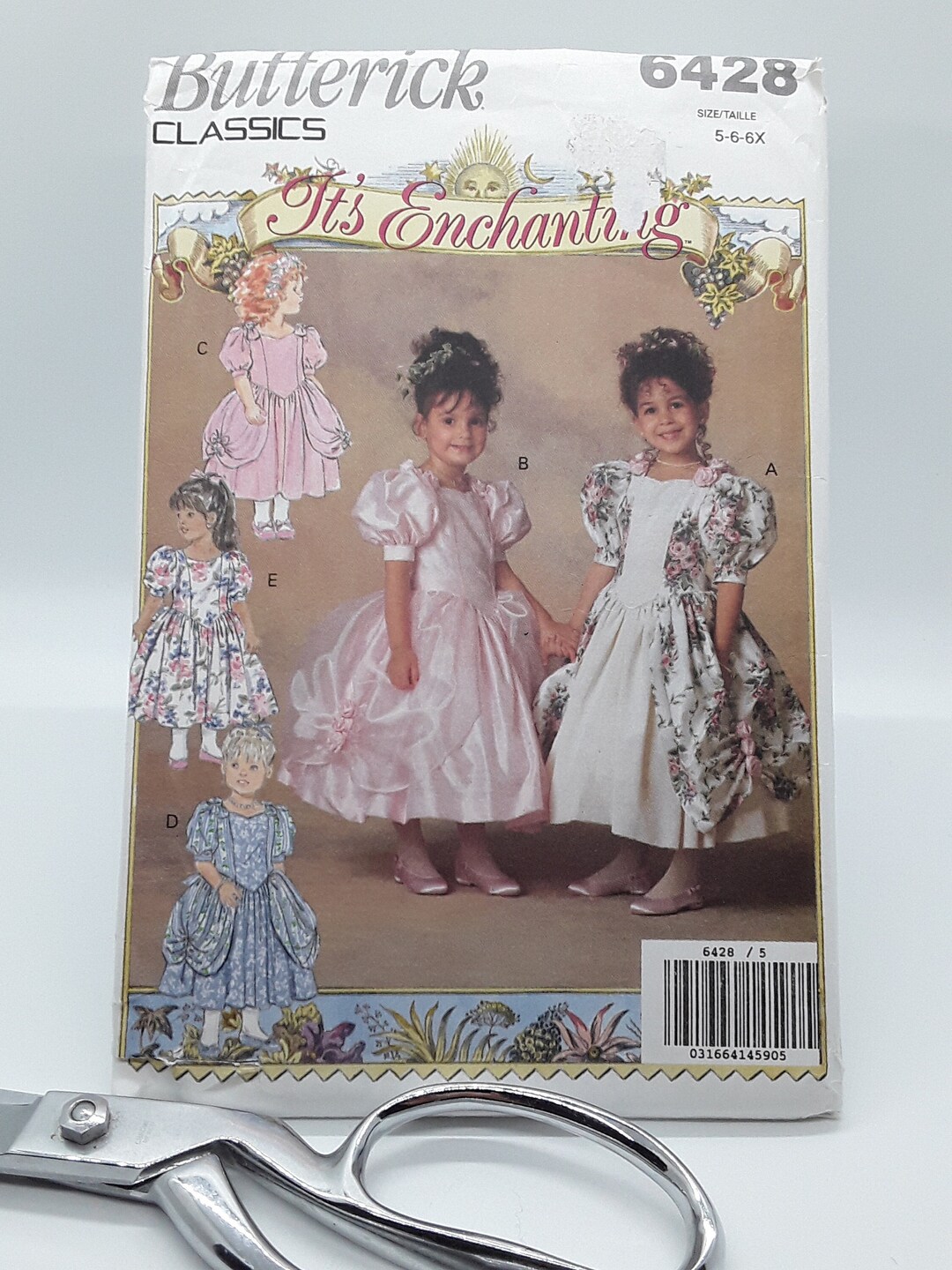 Butterick Classics 6428 Pattern Children's Dress, It's Enchanting ...