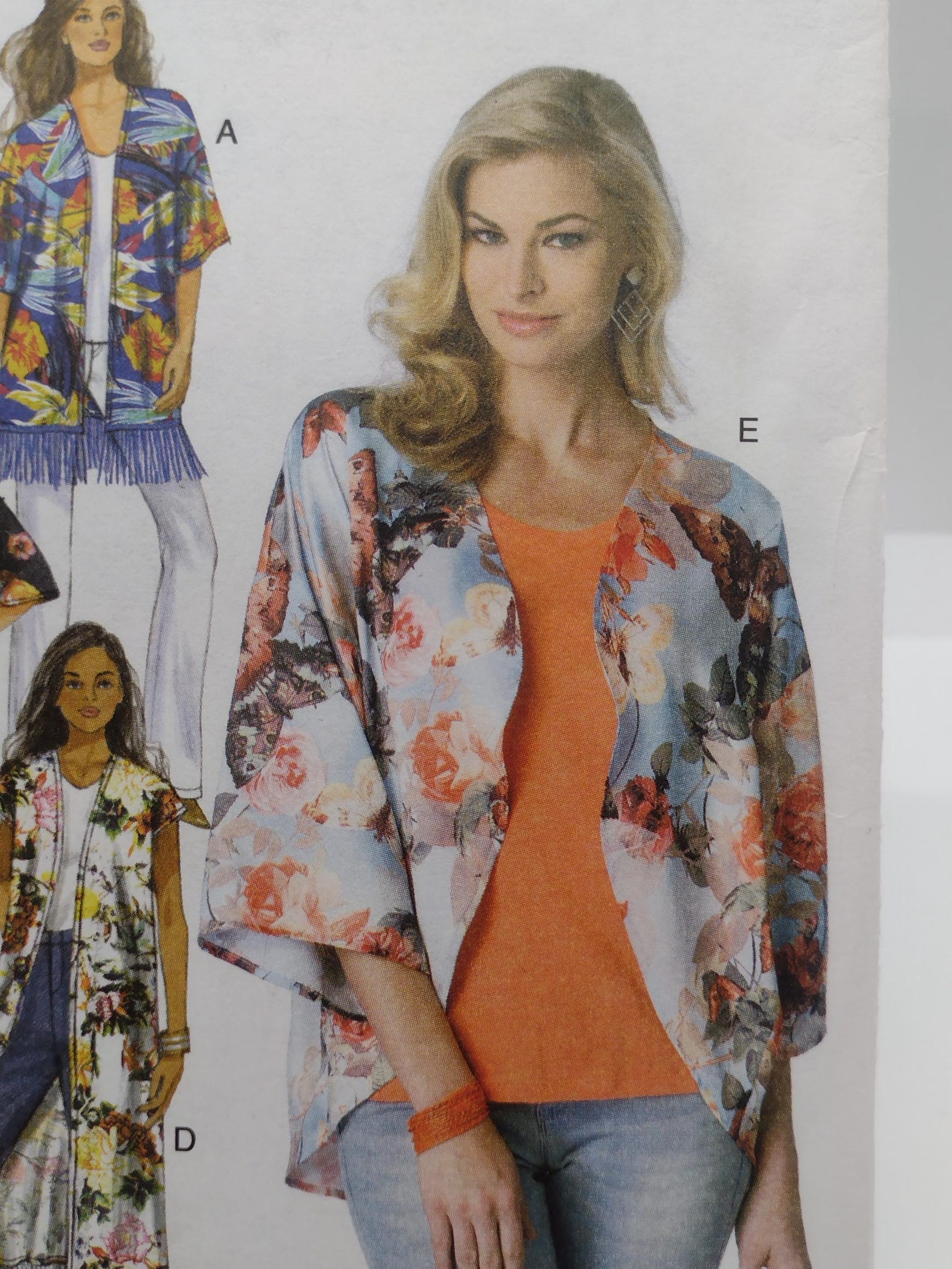 Butterick B6176 Pattern Fast & Easy Misses Kimono, UNCUT, Sizes Xsm-sml ...
