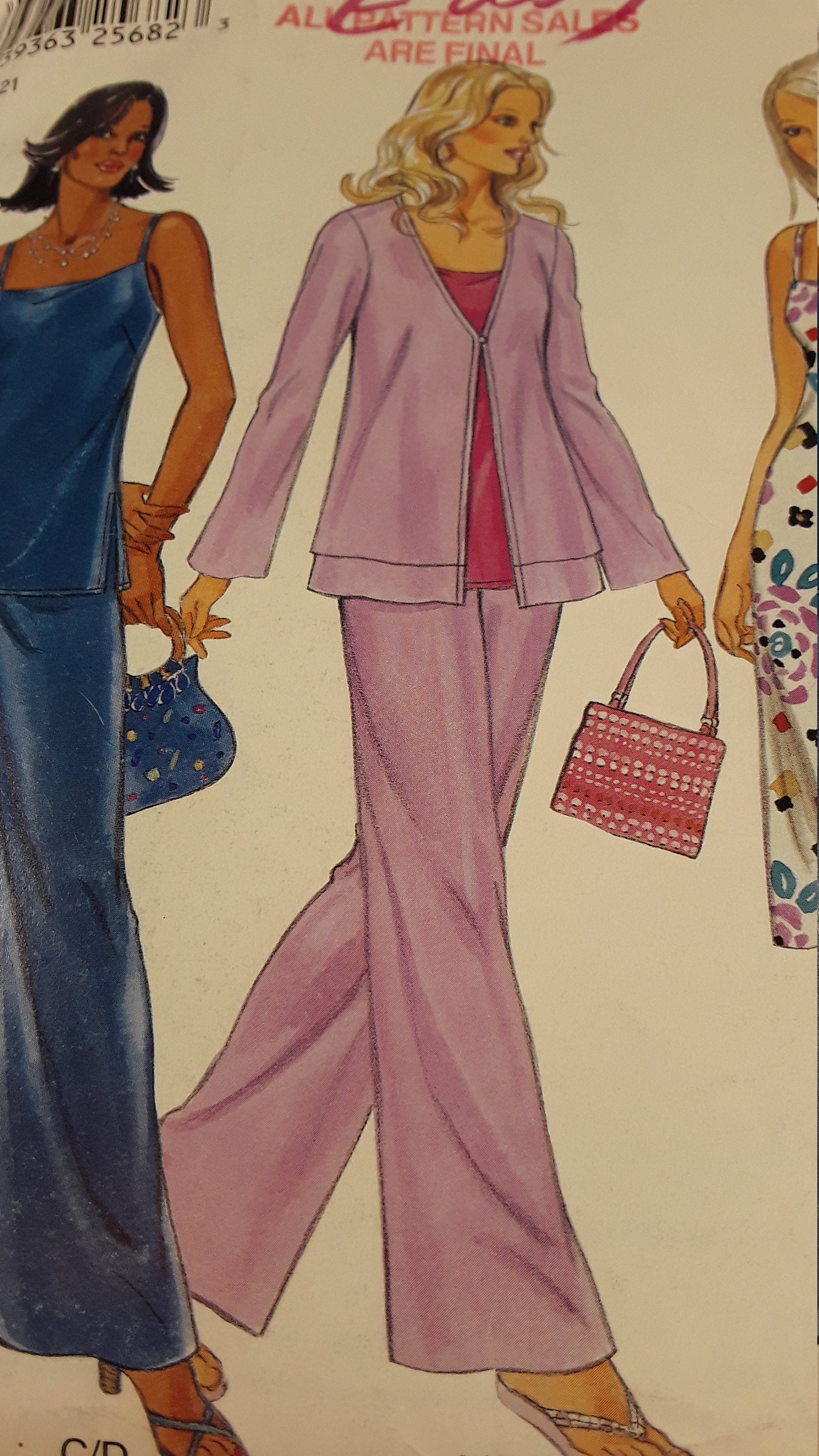 Dress Top Pant Jacket Easy Pattern NEW LOOK 6167 All Sizes 8 18 UNCUT ...