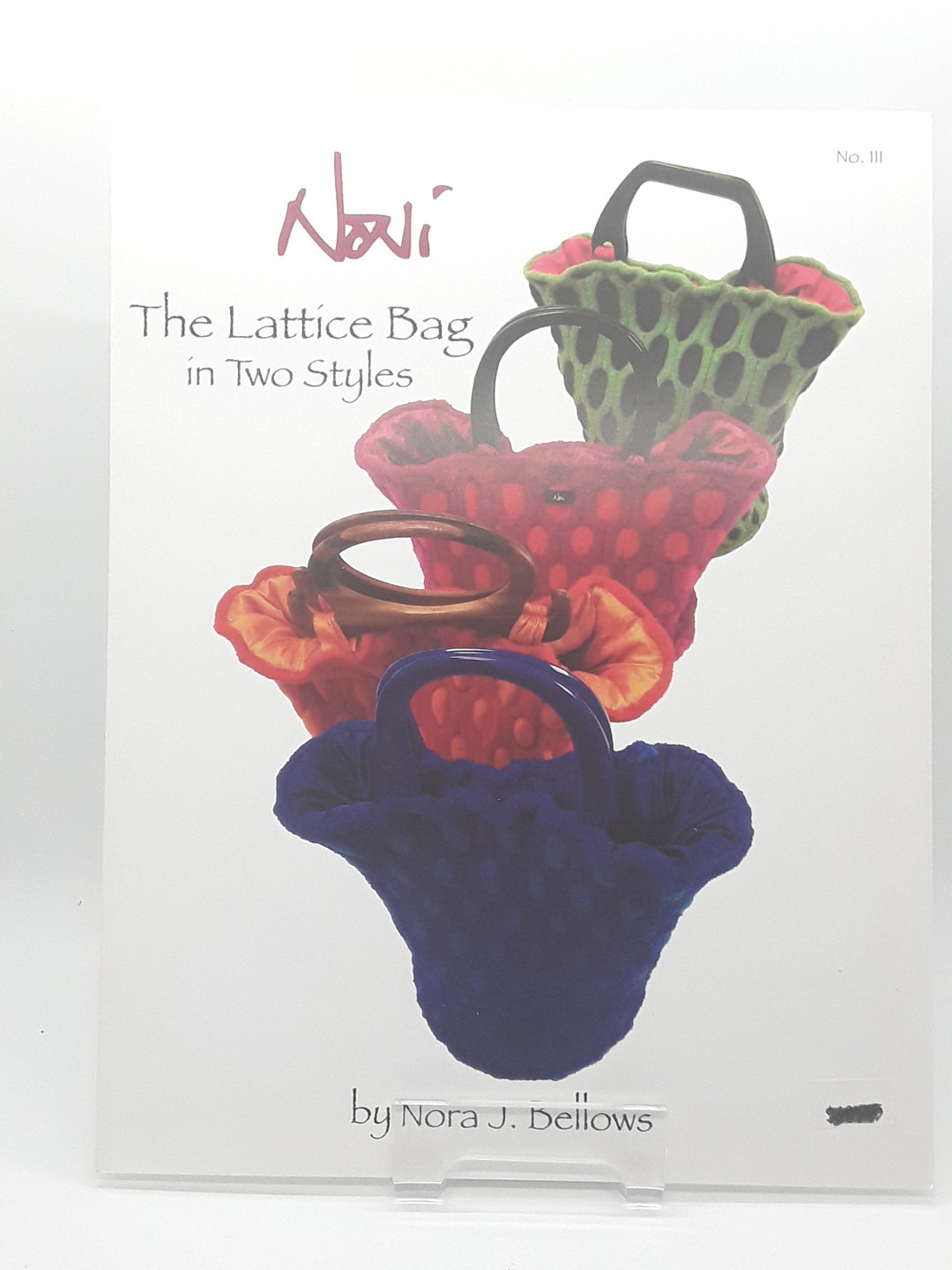 NONI Felted Bag Pattern, the Lattice Bag in Two Styles, Nora J Bellows ...