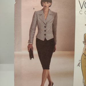 Vogue Couture 2629 Pattern Misses Top & Skirt, UNCUT, Size 12,14,16 ...