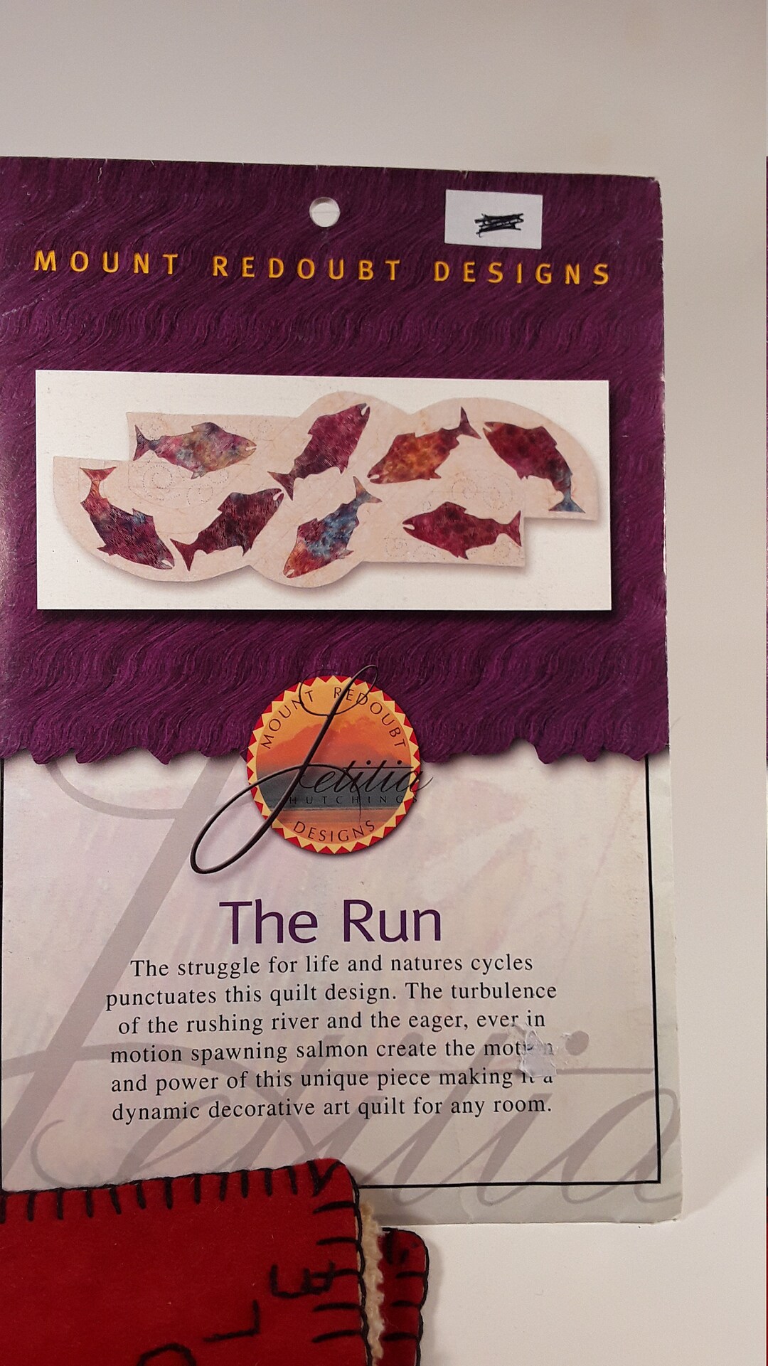 Mount Redoubt Designs Quilt Pattern the Run Letitia Hutchings Fish ...