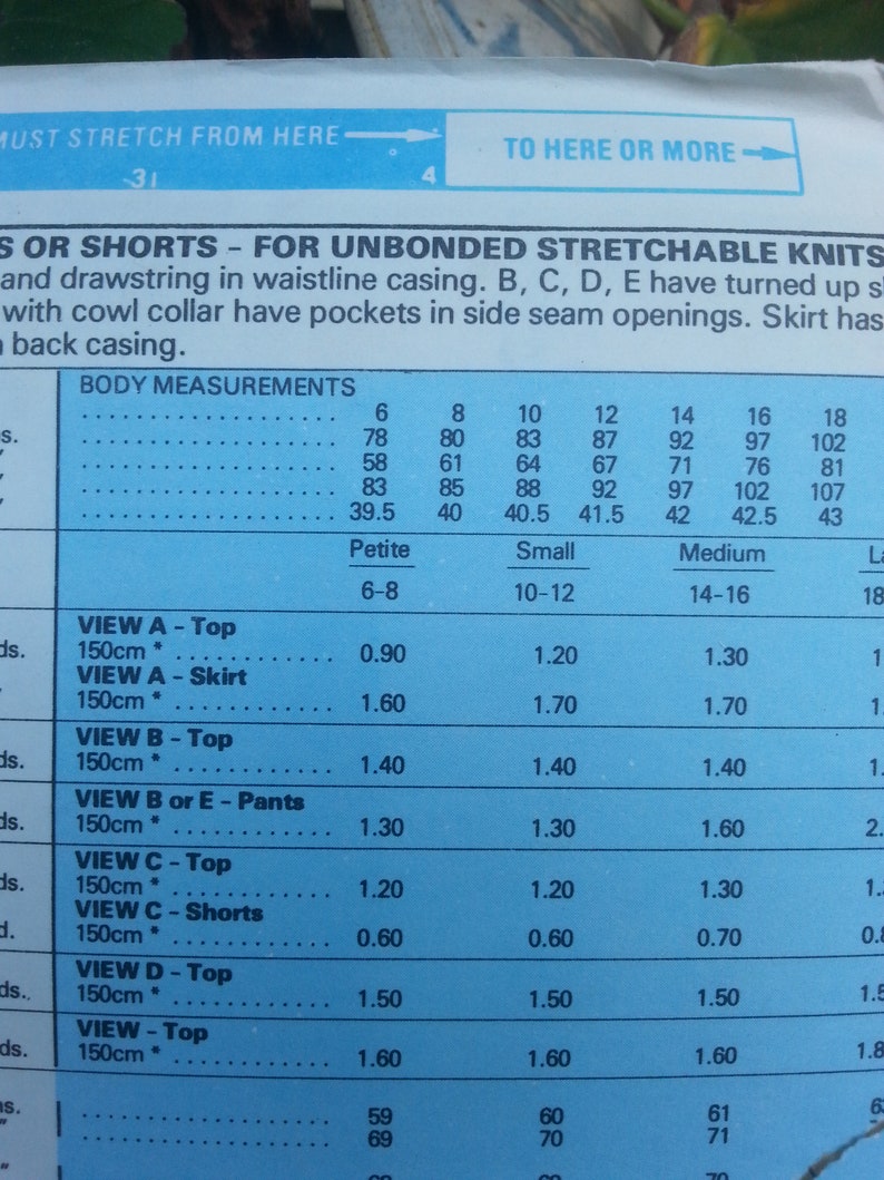 Retro 70's Pattern Mccall's 5589 Tops Pants - Etsy