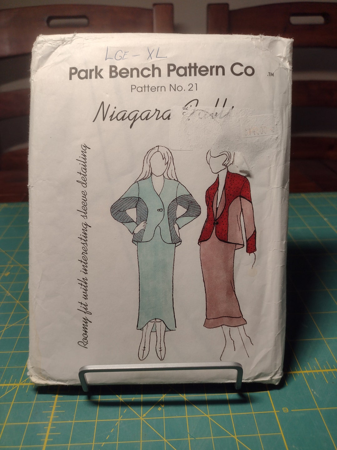 Park Bench Pattern Co #21 Niagara Falls Jacket and Skirt, UNCUT, 2 ...
