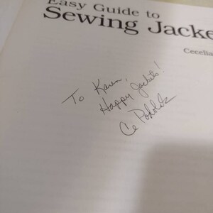Easy Guide to Sewing Jackets Book, Cecelia Podolak, New Condition ...