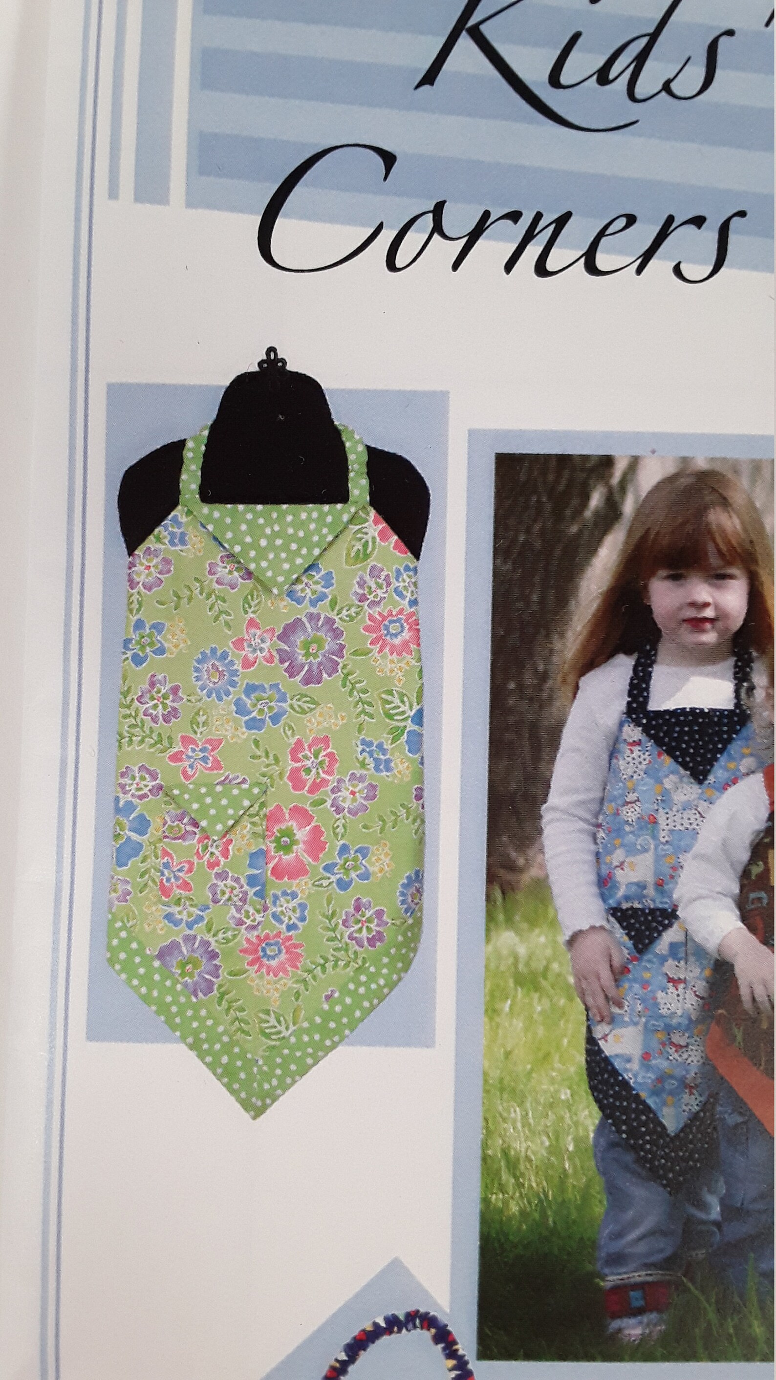 Kids Four Corners Apron Pattern Vanilla House Designs Sizes Sm - Etsy ...