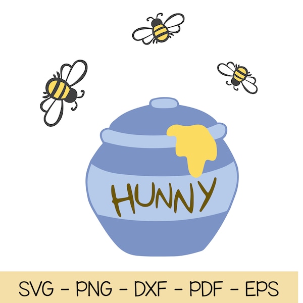 Honey Pot Svg - Etsy