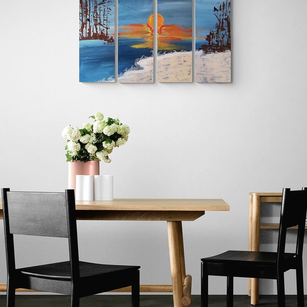 4 Panel Artwork - Etsy