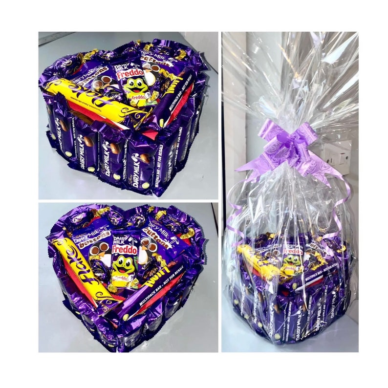 Chocolate Cadburys Dairy Milk Flake Twirl Fredo Heart Bouquet - Etsy