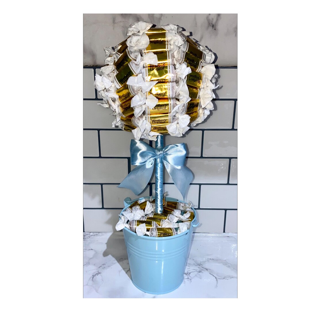 Wethers Original Chocolate Sweet Tree Bow Bouquet Fathers Day Dad ...