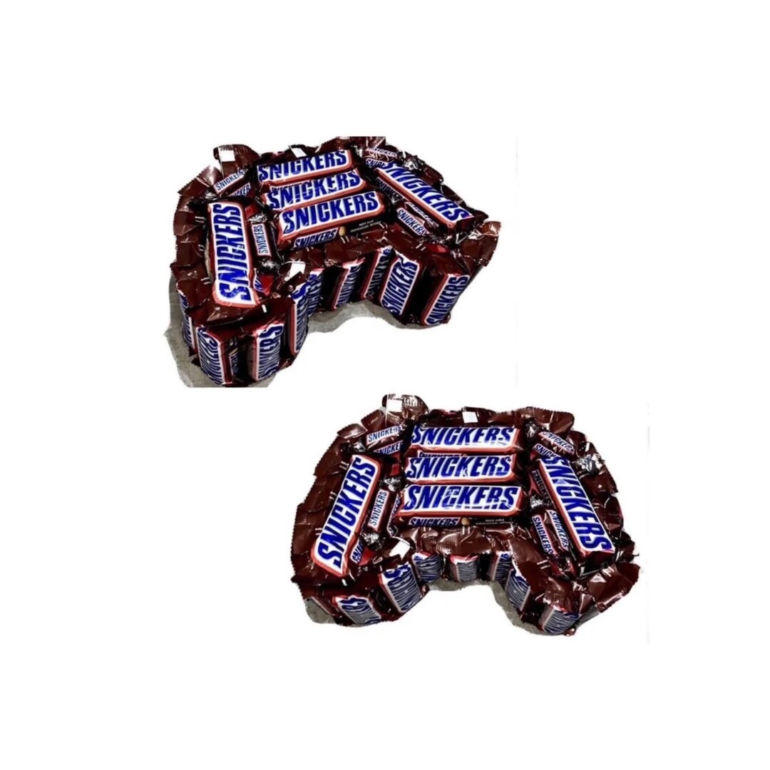 Snickers Snicker Chocolate Gaming Controller Shape Gamer Bouquet ...