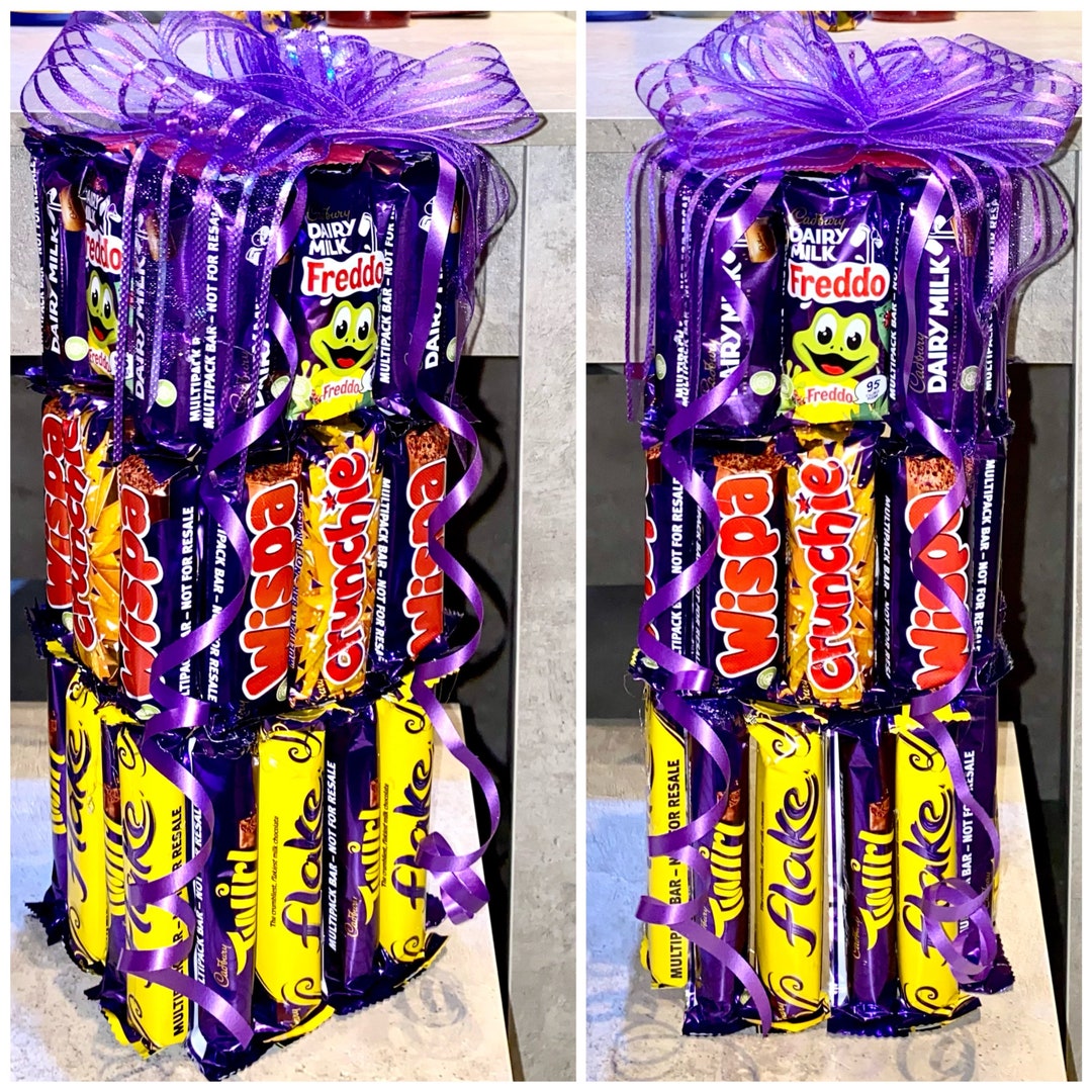 1FT Chocolate Bar Tower Cadburys Twirl Flake Wispa Crunchie Bouquet ...