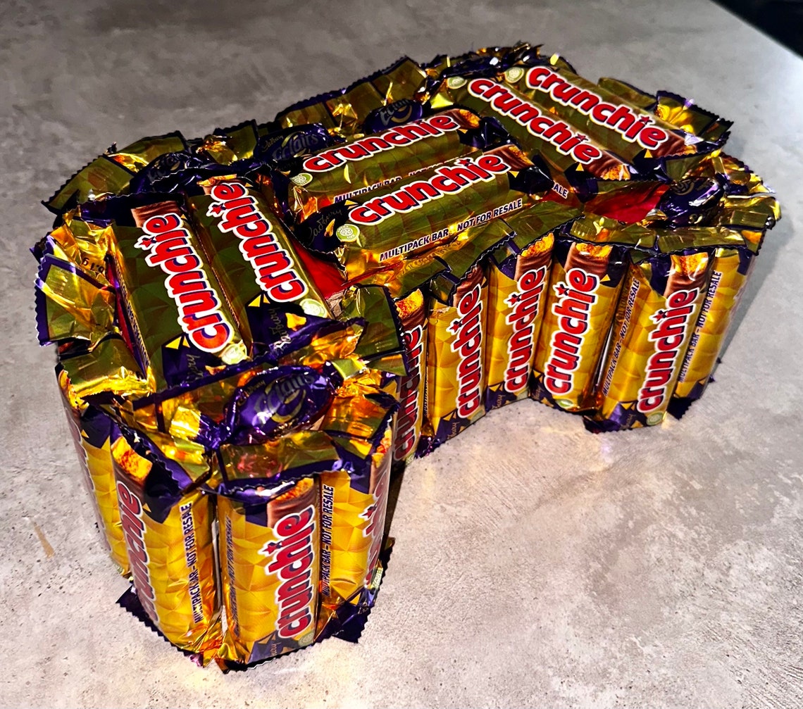 Crunchie Cadburys Chocolate Gaming Controller Shape Gamer Bouquet ...