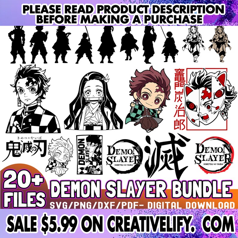 Anime Svg Cut File For Cricut Digital Downloads Clipart Instant