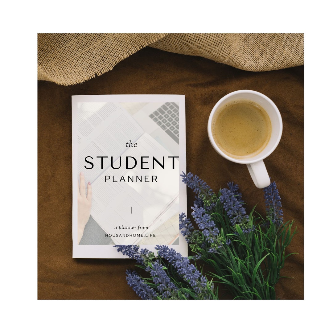 Digital Student Planner, Printable - Etsy